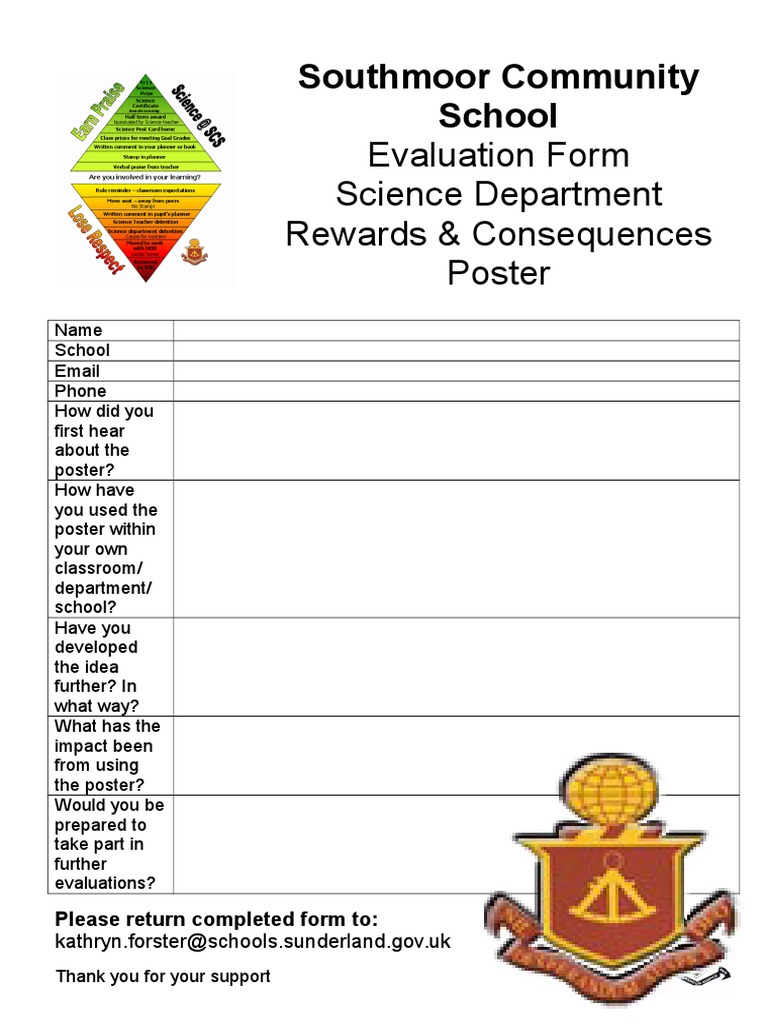 Southmoor School Science Poster Feedback | PDF | Career & Growth ...