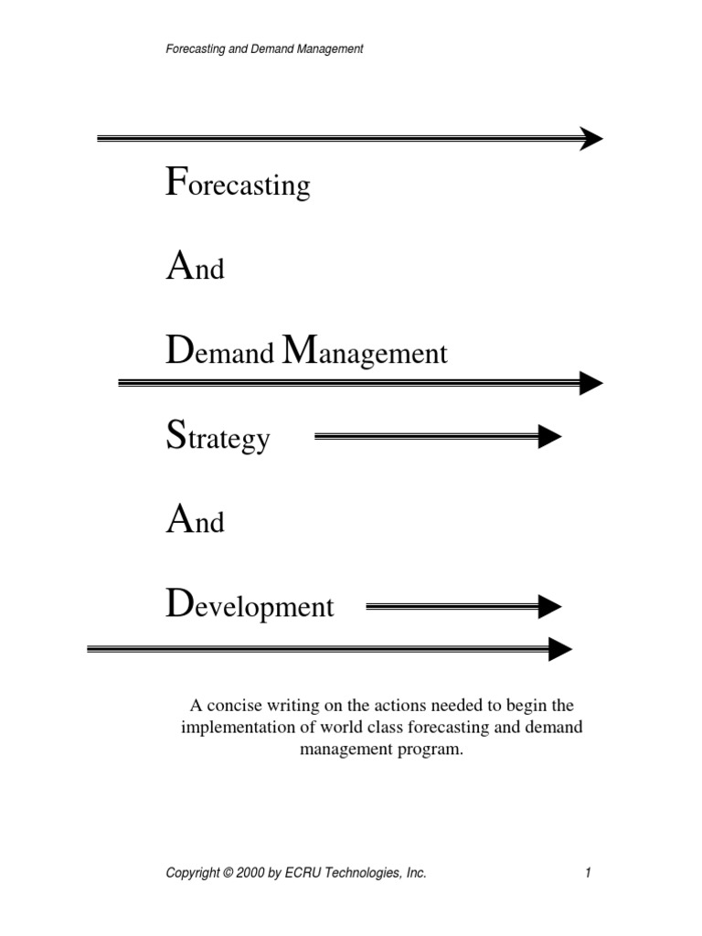 Demand Management Strategy and Development | Download Free PDF ...