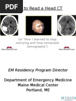 Interpreting CT Brain Scans | PDF | Ct Scan | Clinical Medicine