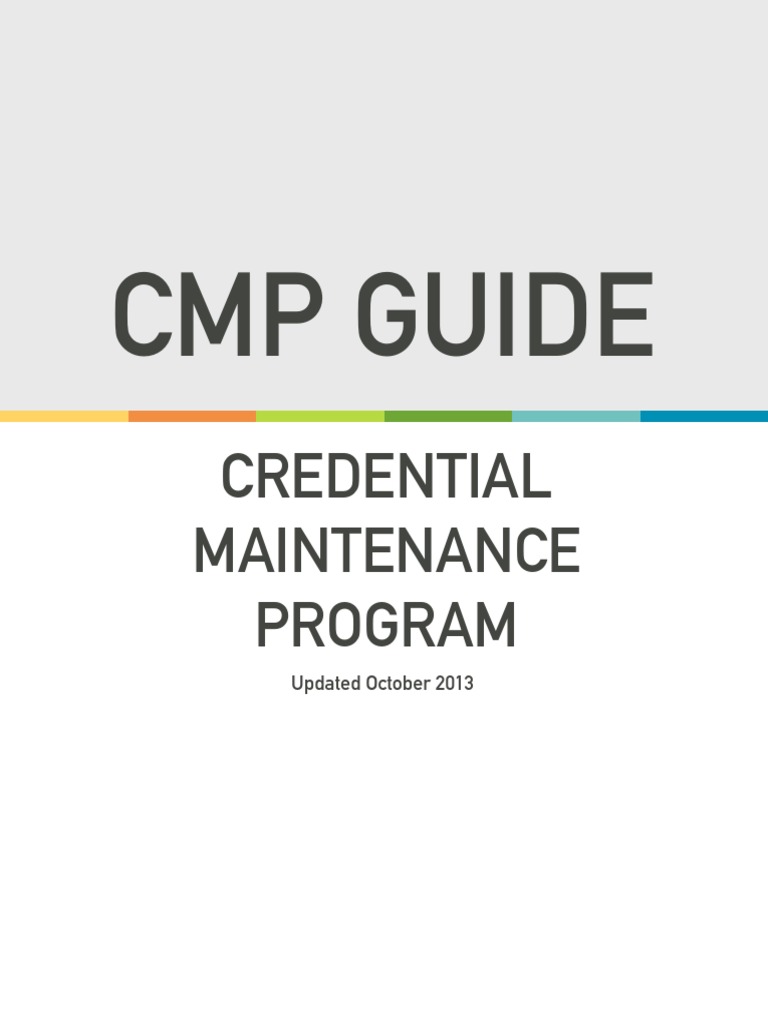 CMP Guide: Credential Maintenance Program | PDF | Leadership In Energy And Environmental Design ...