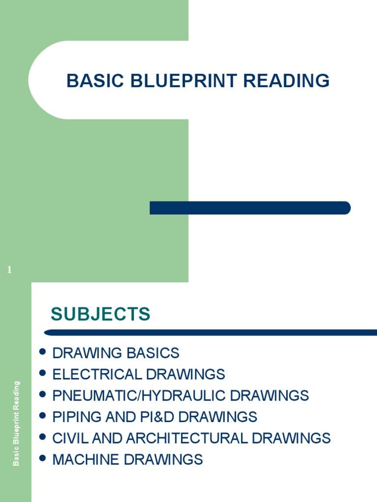 Basic Blueprint Reading | PDF | Valve | Contour Line