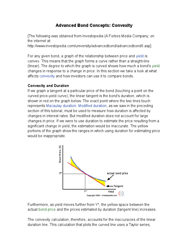 BA441 CONVEXITY - Advanced Bond Concepts | PDF | Bond Duration | Bonds ...