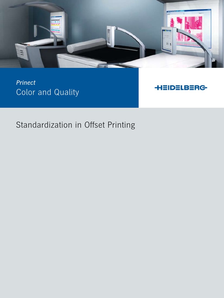 Standardization in Offset Printing Guide | PDF | Portable Document ...