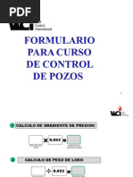 Tablas y Fórmulas de Well Control | PDF | Presión | Bomba