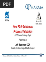 2011 Fda New Process Validation Guidelines | PDF | Verification And ...