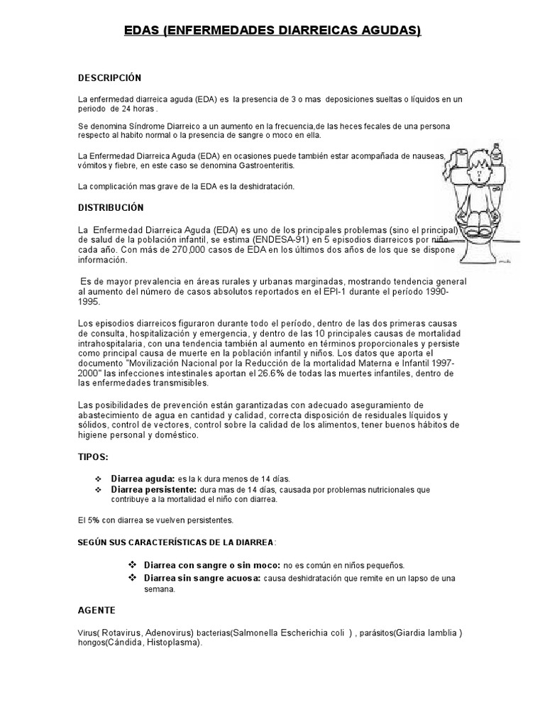 Edas Enfermedades Diarreicas Agudas | PDF | Diarrea | Heces