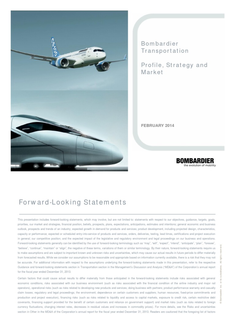 Bombardier Transportation PDF | PDF | Rail Transport | Electric Vehicle