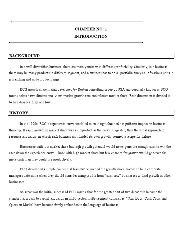 BCG Matrix of Britannia | PDF | Foods | Business
