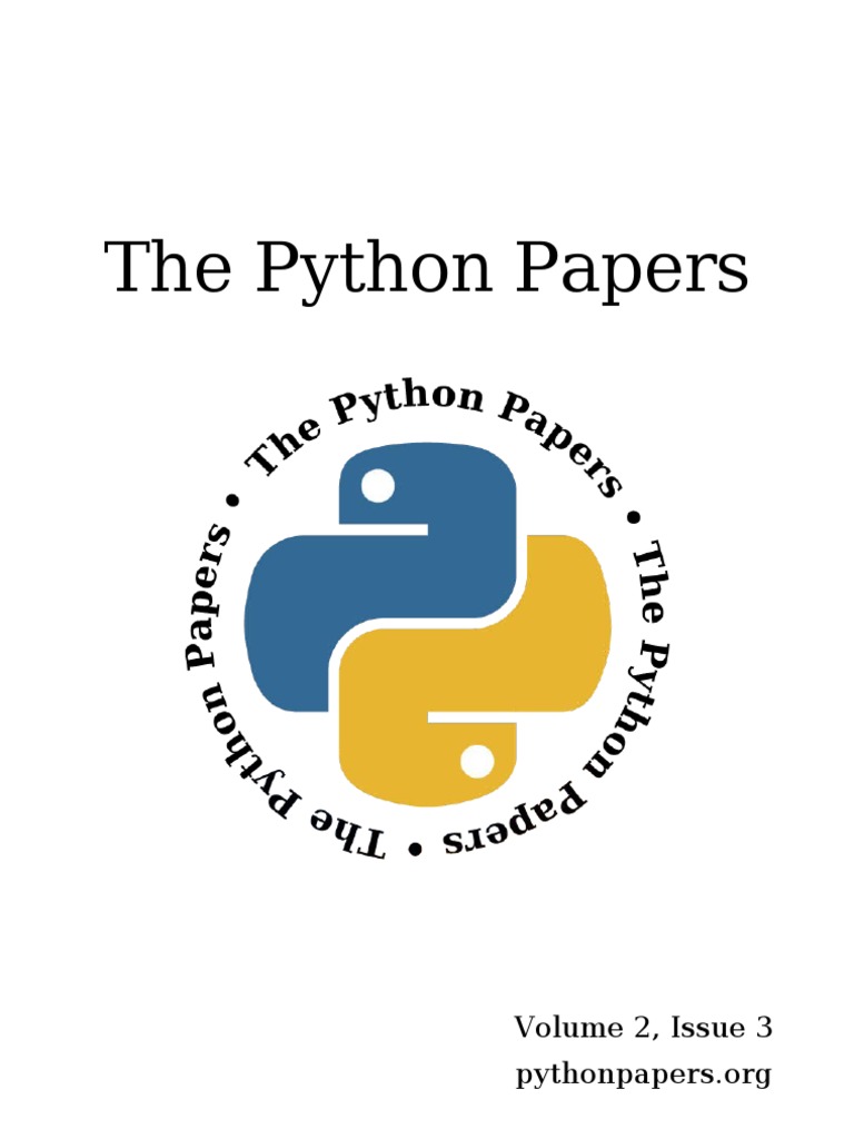 The Python Papers: Volume 2, Issue 3 | PDF | Metadata | Postgre Sql