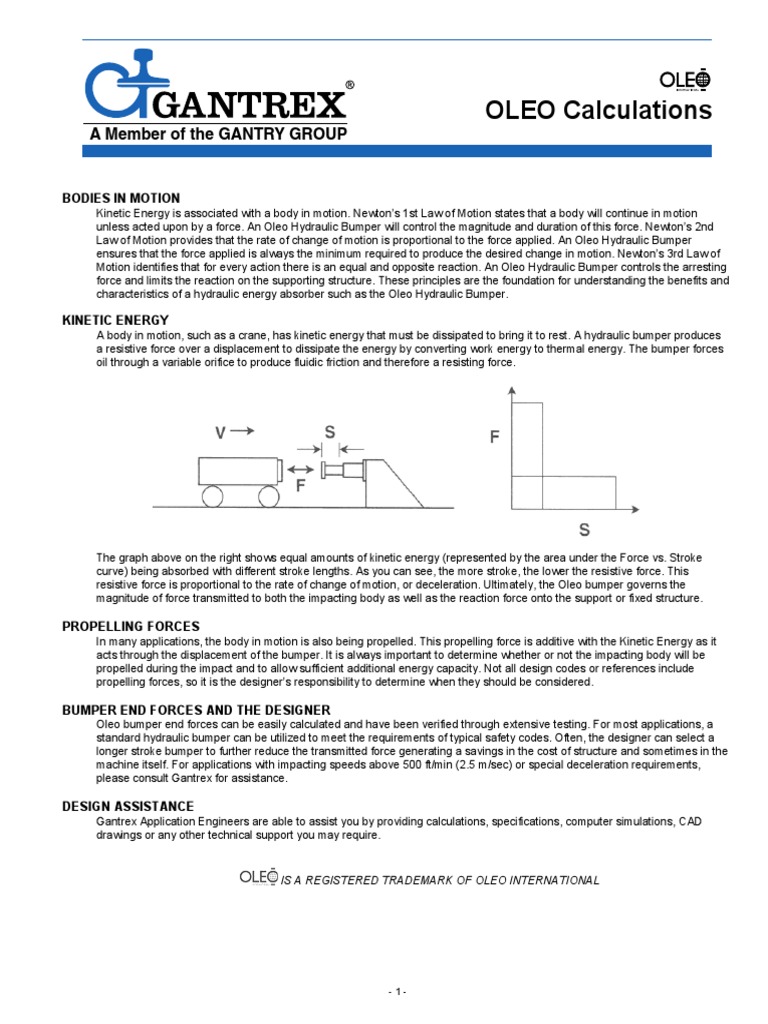 Bumper Sizing Codes and Calculations | PDF | Friction | Force