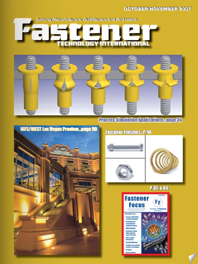 Fastener Process Simiulation | PDF | Simulation | Rivet