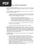 Proposed Retained Agreement | PDF | Paralegal | Lawyer
