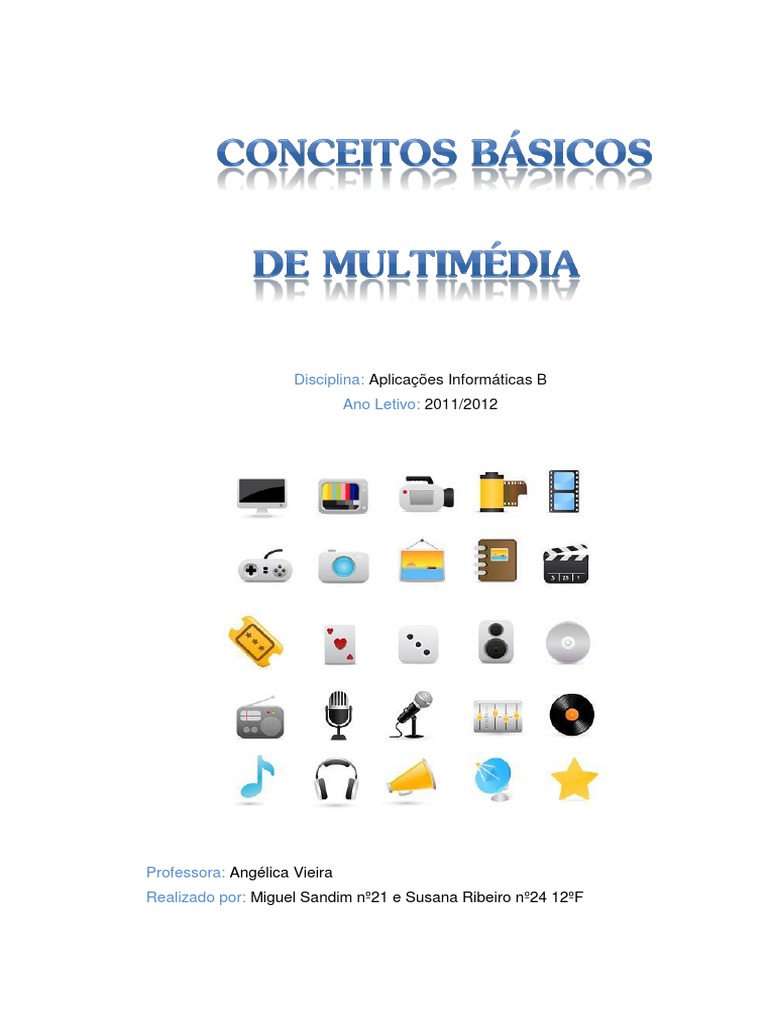 Conceitos Basicos Multimedia | PDF | Disco compacto (CD) | Vídeo