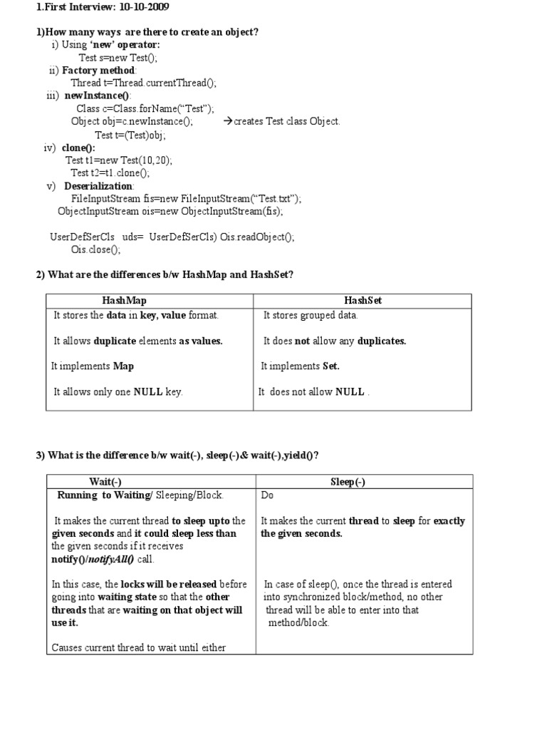 Natraj Interviews | PDF | Java Server Pages | Method (Computer Programming)