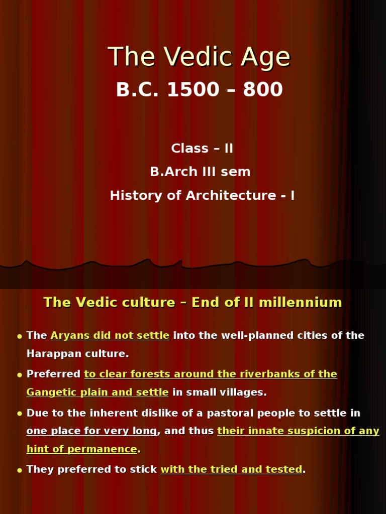 2 The Vedic Age | PDF | Vedas | Architectural Design