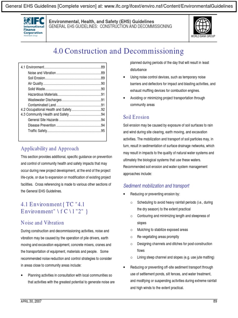 Decommissioning | Hazardous Waste | Occupational Safety And Health