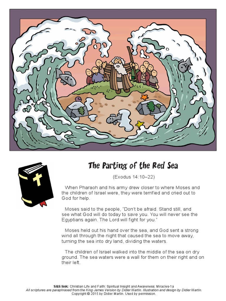 Miracles in The Bible - The Parting of The Red Sea | PDF