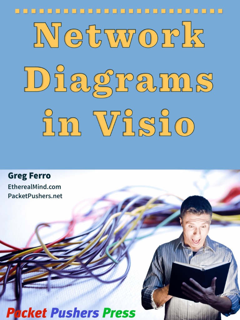 Network Diagrams With Visio Sample | PDF | Button (Computing) | Computer Keyboard