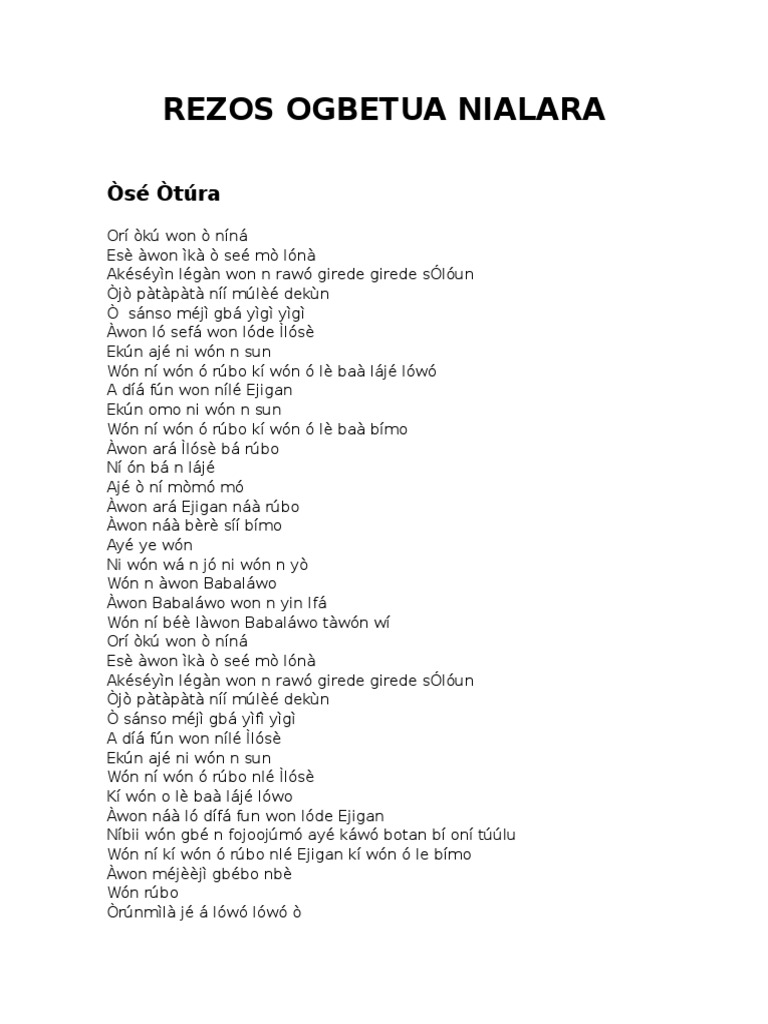 REZOS OGBETUA NIALARA
