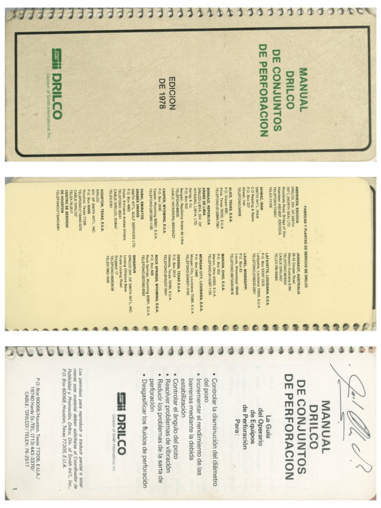 Manual Drilco - Herramientas de Fondo | PDF