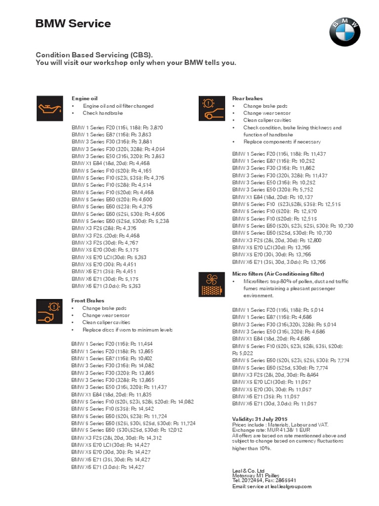 CBS_BMW_Service_2013_2014 | Bmw | Automobile Layouts