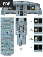 A320 Overhead Panel PDF | PDF | Aviation | Electronics