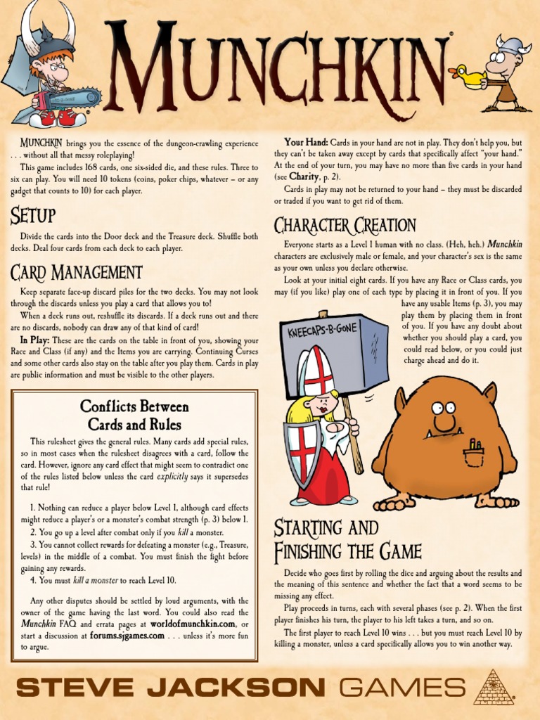 Munchkin Rules | Gaming | Fantasy