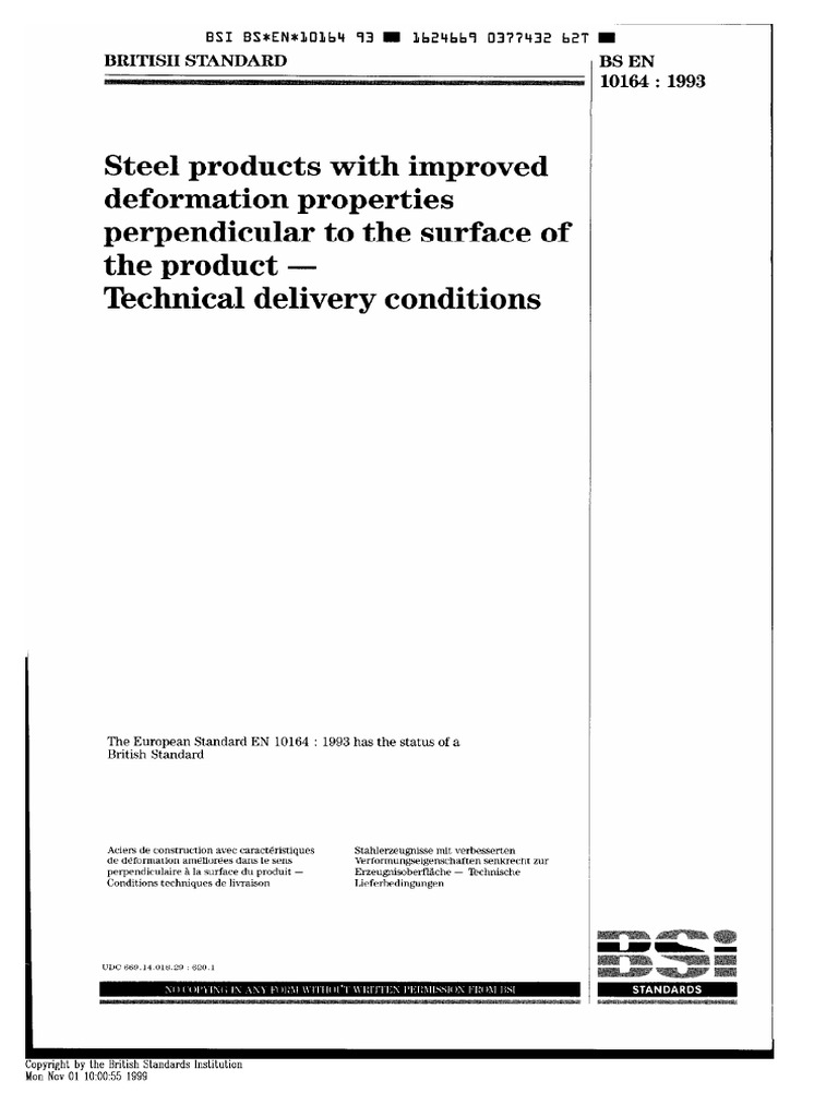 BS en 10164 | PDF