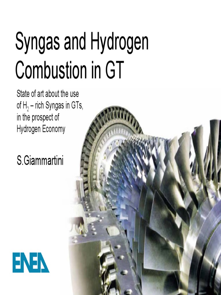 Syngas and hydrogen combustion in GT | Combustion | N Ox