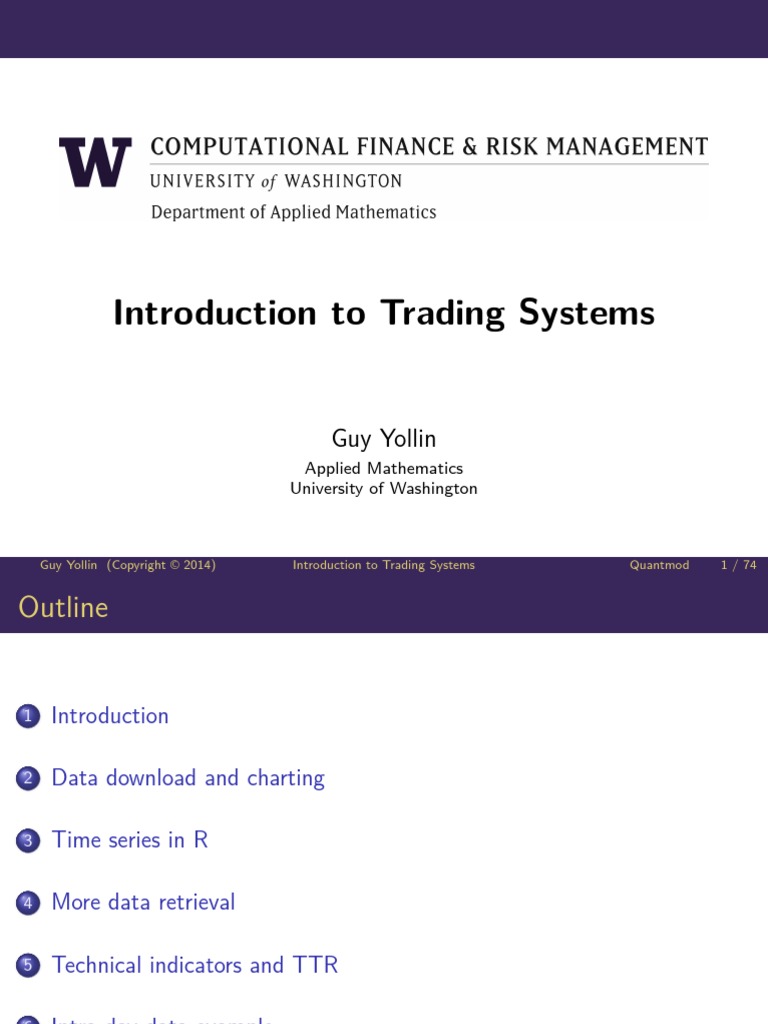Quantmod Tutorial | PDF | Time Series | Financial Markets