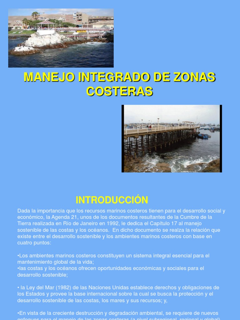 Manejo Integrado de Las Zonas Costero Marinas. 1 | Cuenca de drenaje ...