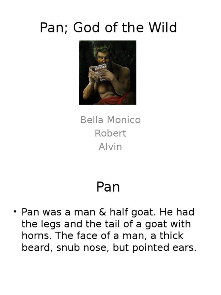Pan God of The Wild: Bella Monico Robert Alvin | PDF