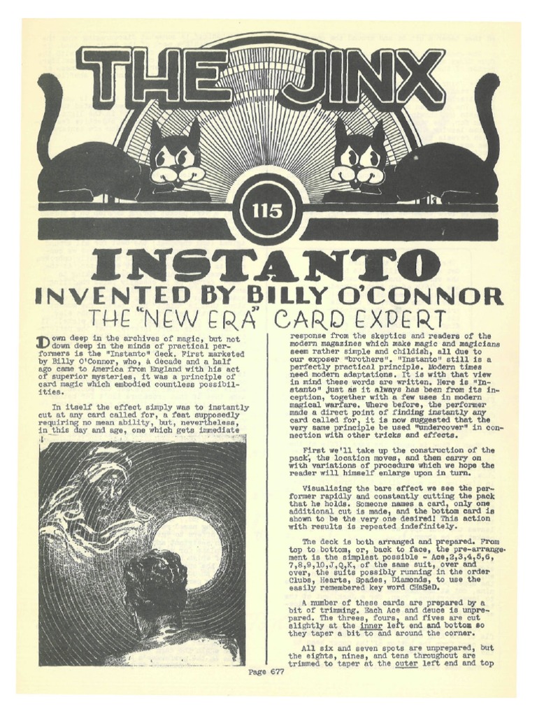 Jinx No 101 151 Instanto | PDF | Playing Cards | Ephemera