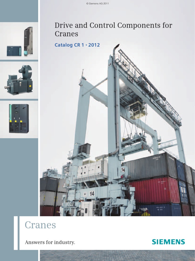 Drive and Control Components For Cranes | PDF | Automation | Crane ...