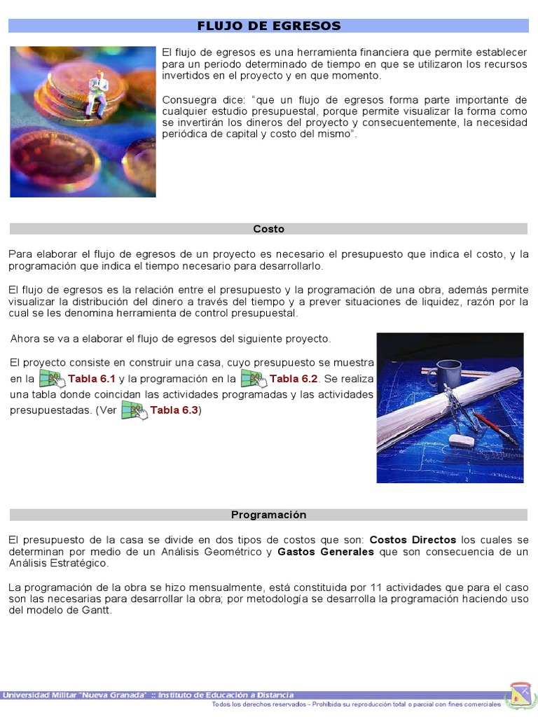 Flujo de Egresos | PDF | Presupuesto | Ciencias económicas