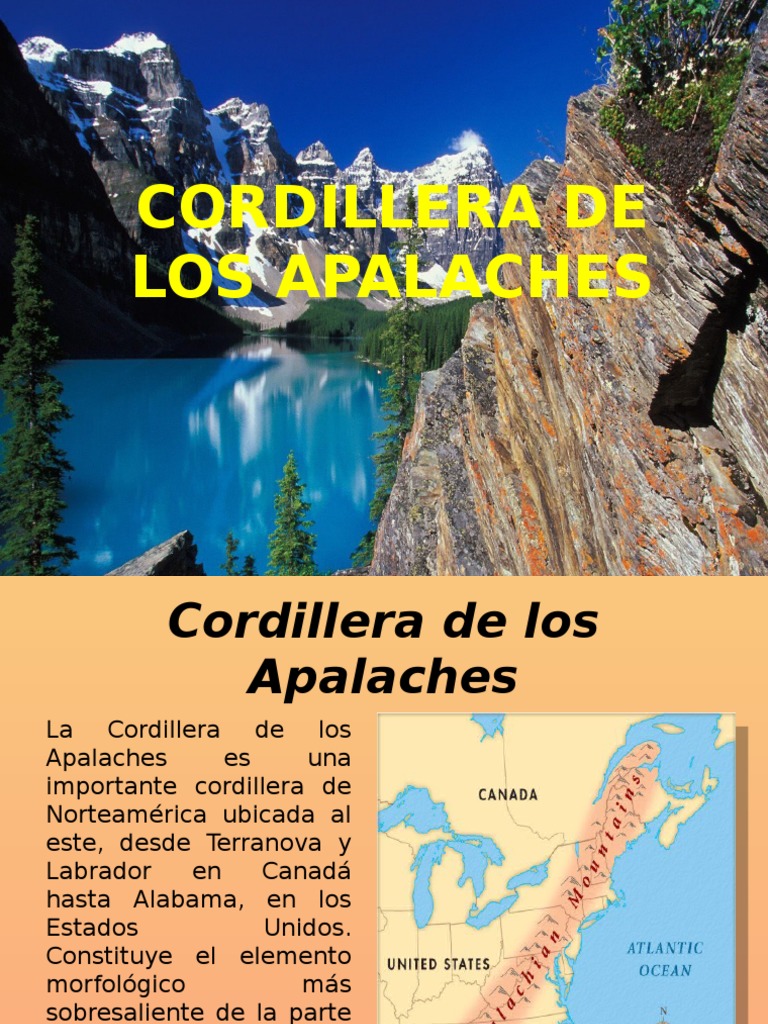Cordillera de Los Apalaches | Montañas Apalaches | Ciencias de la ...