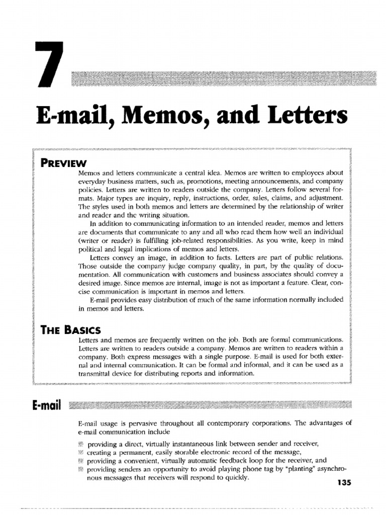 Writing Emails Memos and Letters | PDF