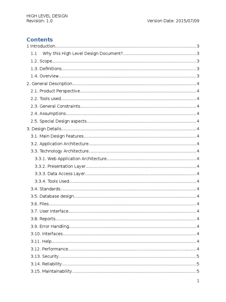 HLD | PDF | Databases | Application Software