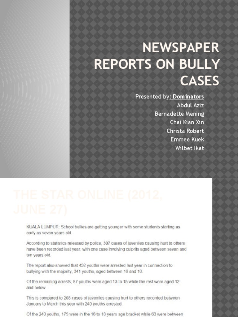 Bully Case in Schools | PDF | Bullying | Behavioural Sciences