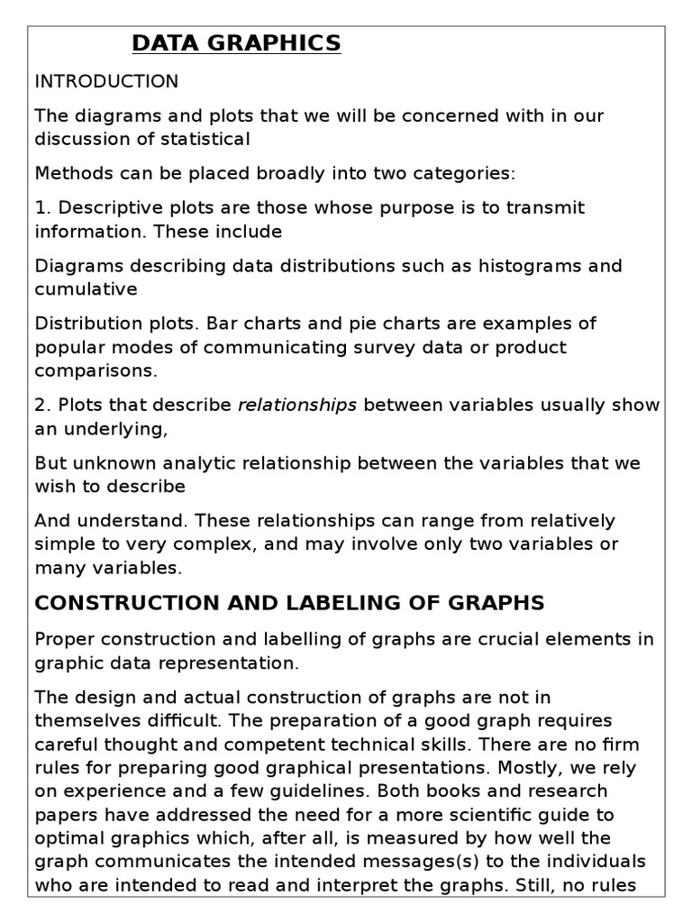 Data Graphics | PDF | Histogram | Pie Chart