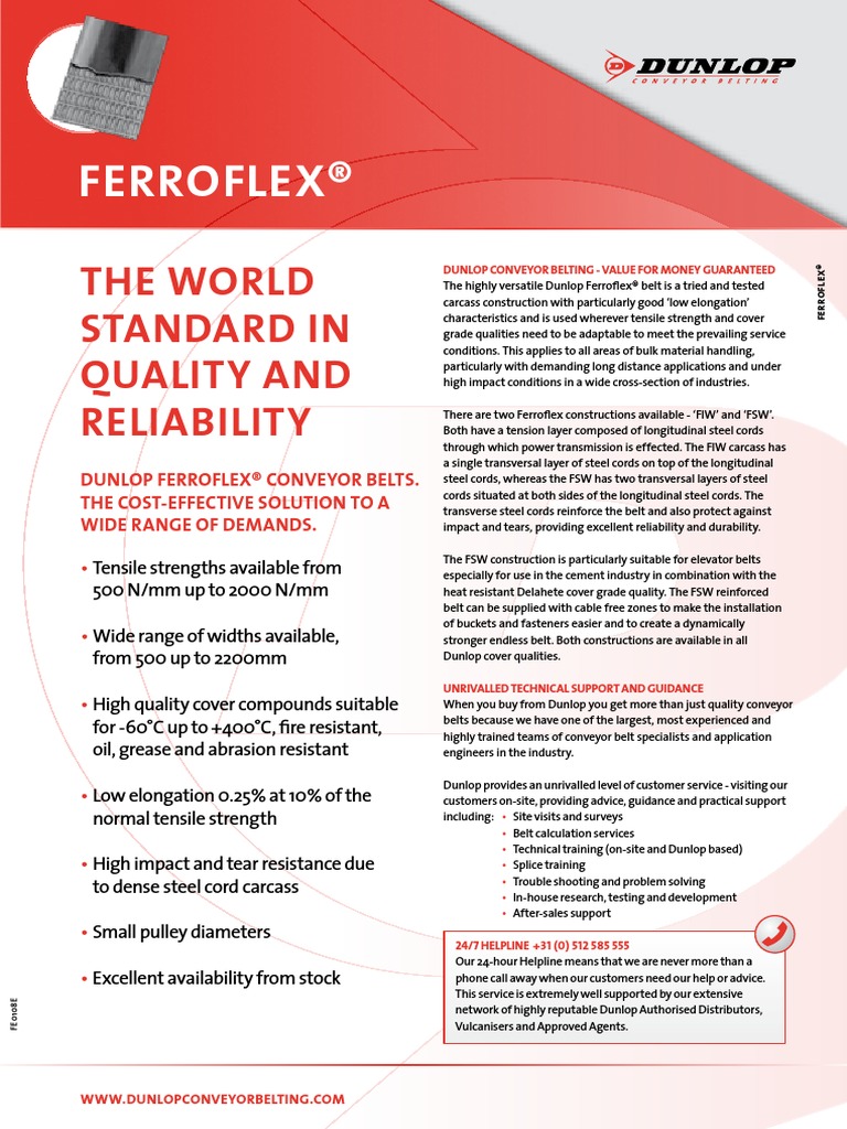 Ferroflex Leaflet English 02 | PDF | Belt (Mechanical) | Building ...