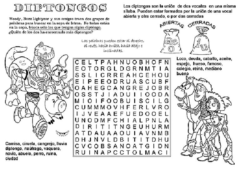 Diptongos Juegos | PDF