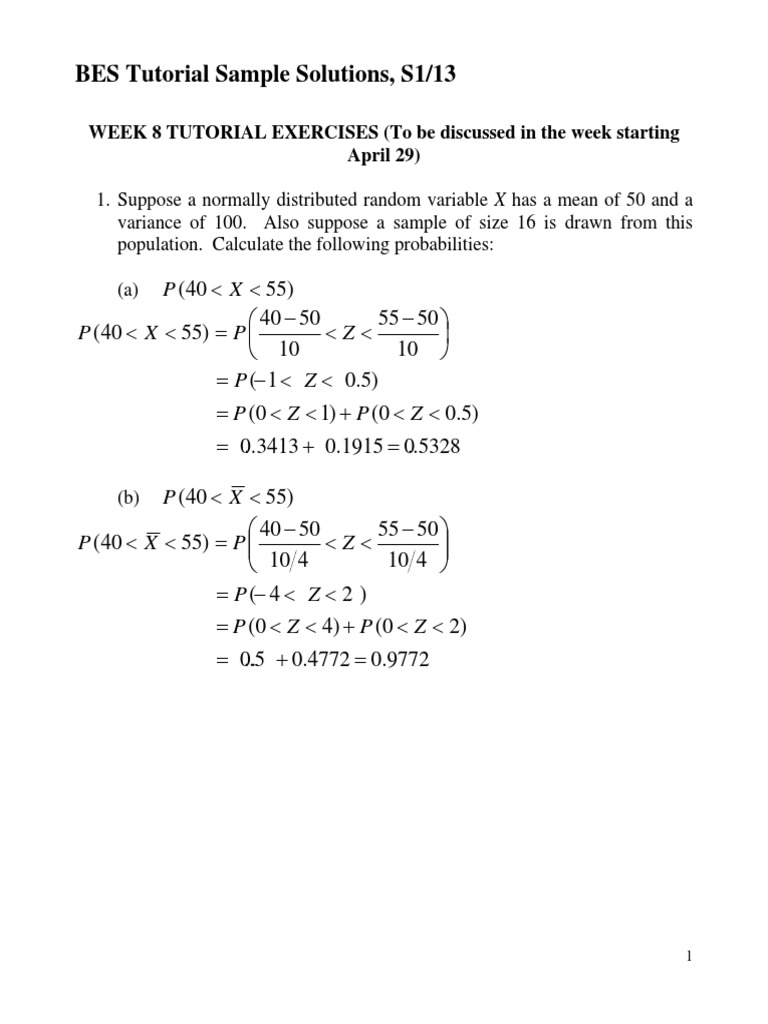 ECON1203 HW Solution Week08 | PDF