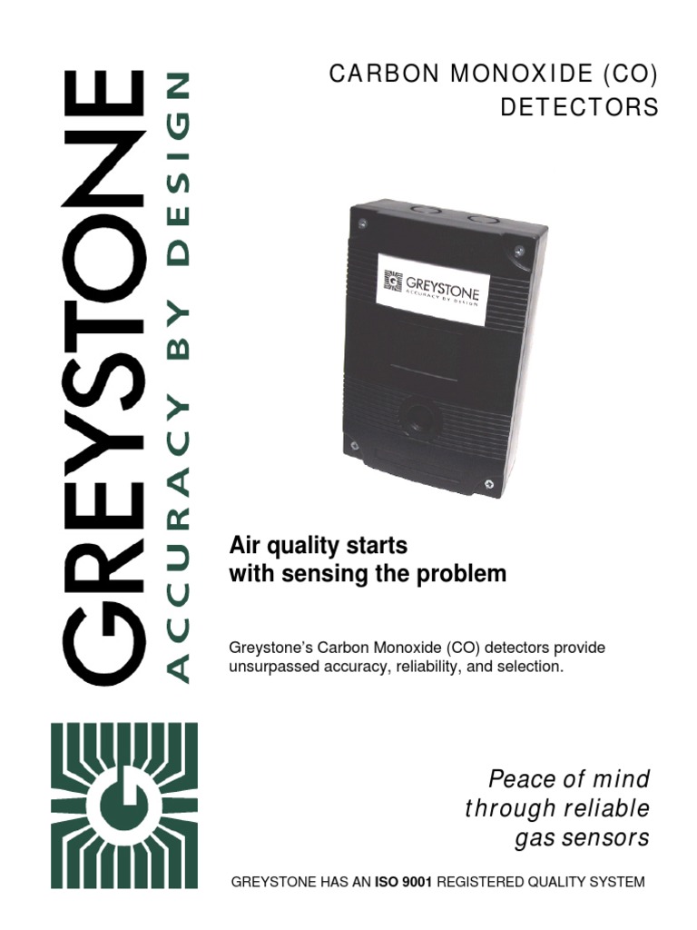 CO Spec | PDF | Sensor | Relay