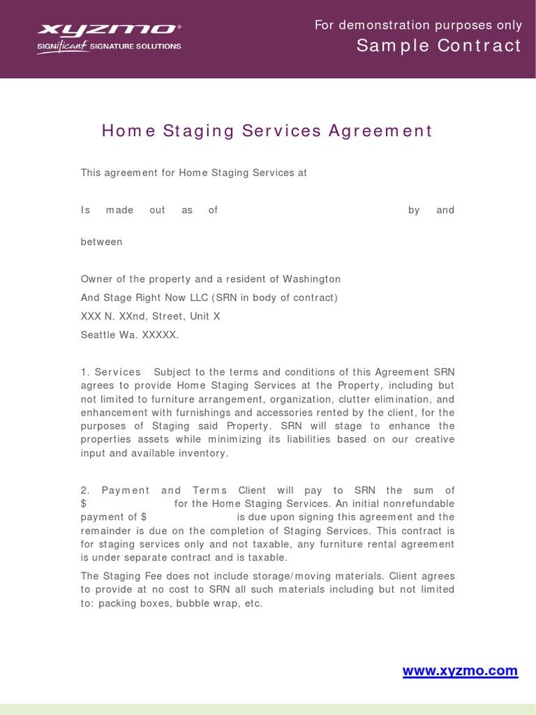 Demo Contract Form | PDF | Indemnity | Private Law