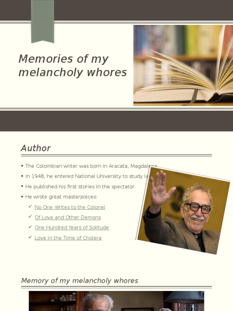 Memories of My Melancholy Whores | PDF