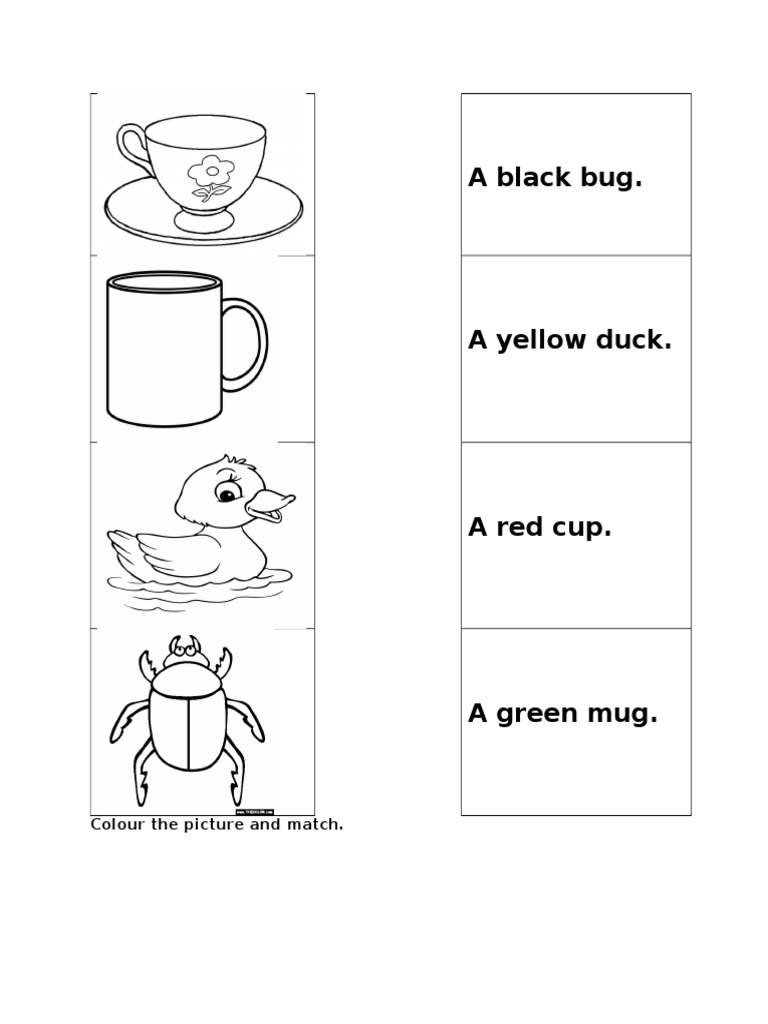Color Matching Activity for Kids | PDF