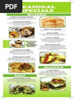 CPK Menu: Favorites & Options | PDF | Pizza | Salad