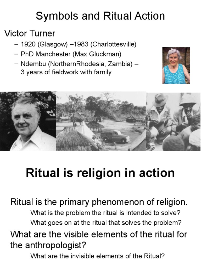 Symbols and Ritual Action: Victor Turner | PDF | Rituals | Émile Durkheim