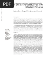 1969 Monkey Drug Trials Overview | PDF | Experiment | Clinical Trial
